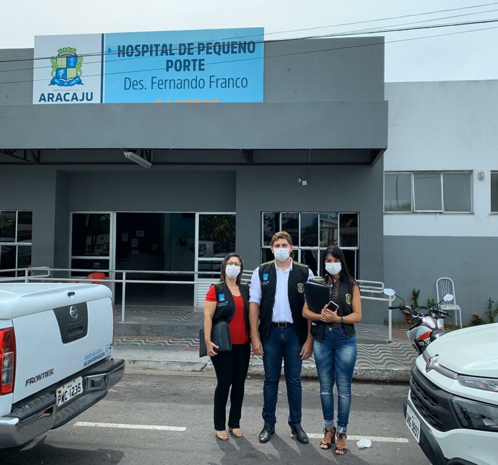 Coren-SE Sergipe realiza fiscalização no Hospital de Pequeno Porte Des ...